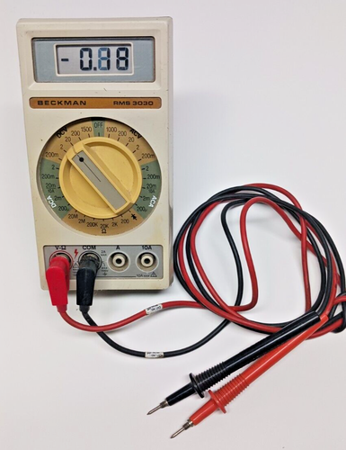 Vintage Beckman RMS 3030 Digital Multimeter with Test Probes * READ | eBay