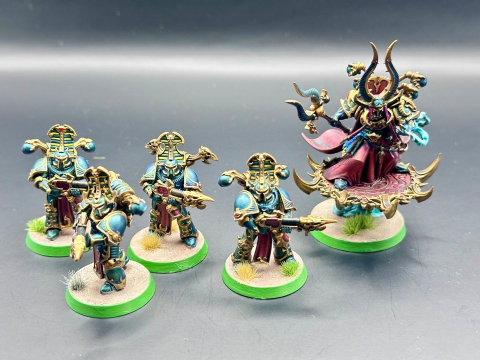 Warhammer 40k: Thousand Sons Forgefiend, Ahriman, Rubric Marines ...