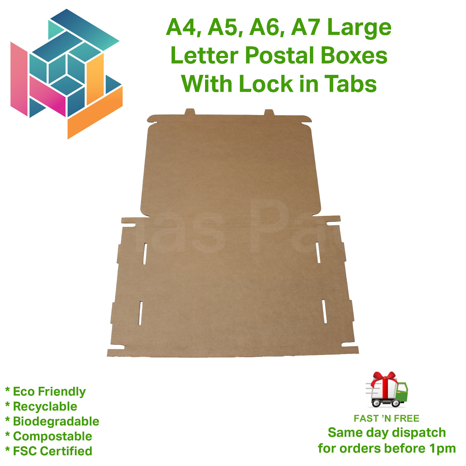 Royal Mail PIP Large Letter Boxes C4 C5 C6 C7 Postal Box FSC Certified ...