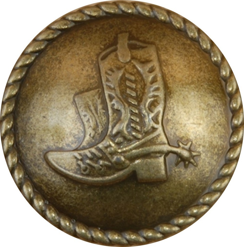 Cowboy Boot and Rope Drawer or Cabinet Pull Western Southwest Rustic ...