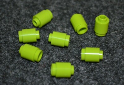 (8) 1x1 Lime Green Round Cylinder Bricks ~ New Lego Parts ~ | eBay