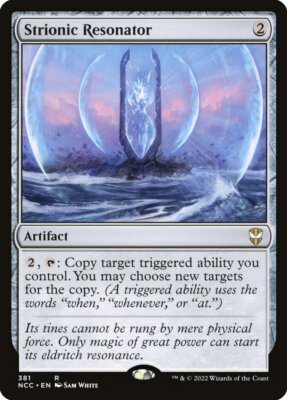 MTG Strionic Resonator (381/519) Streets of New Capenna Commander LP | eBay