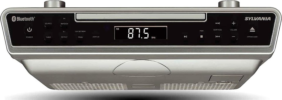 Under Counter Cabinet CD Player Radio Bluetooth Stereo Kitchen Remote ...