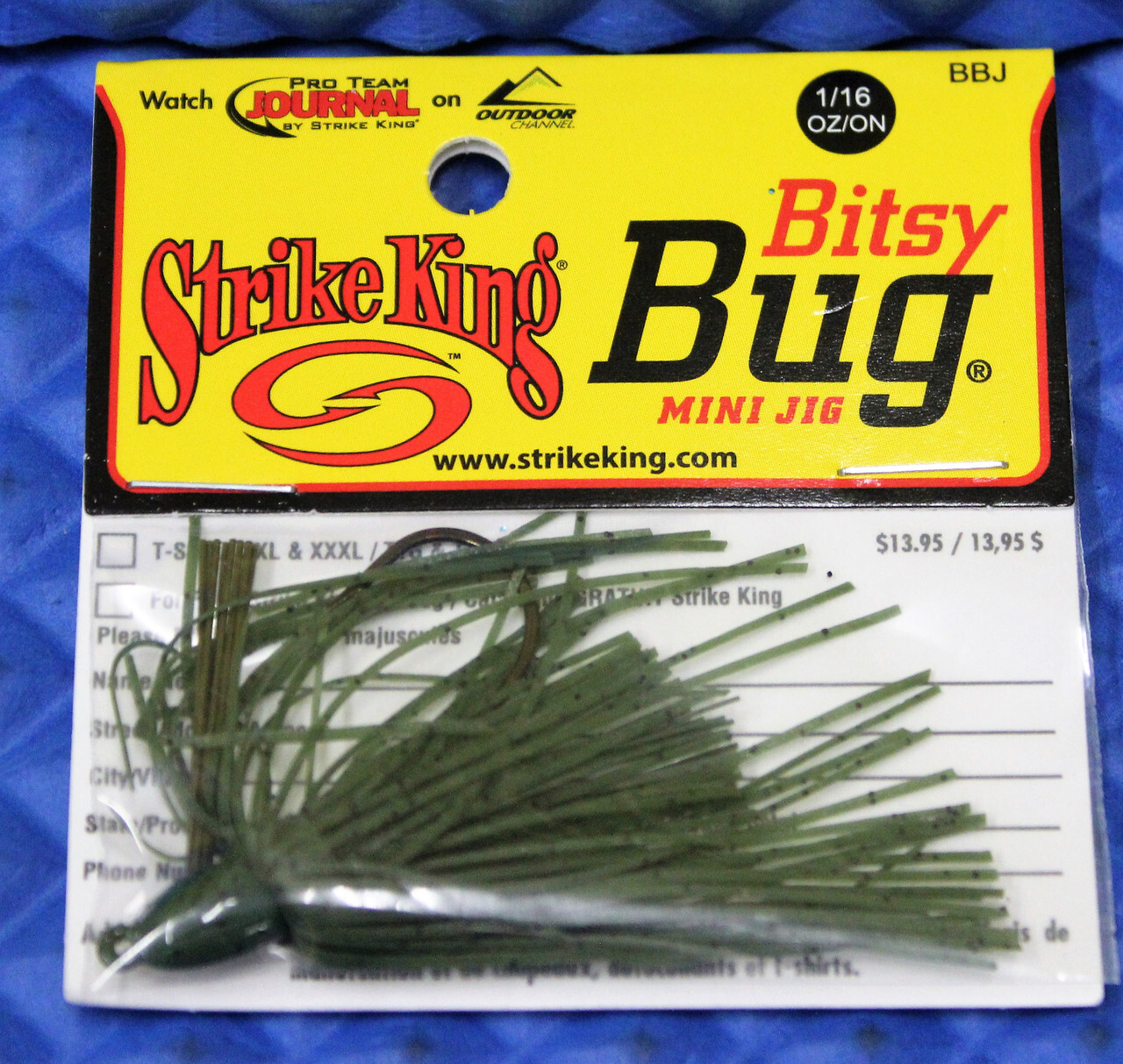 Strike King Bitsy Bug Mini Jig 1/16 OZ BBJ16 CHOOSE YOUR COLOR! | eBay
