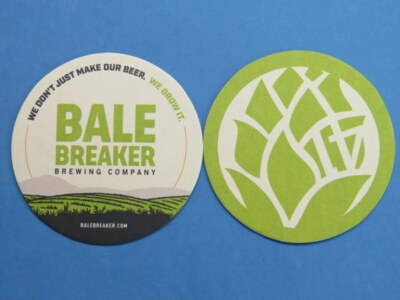 Beer COASTER: BALE BREAKER Brewing Co ~ Yakima Valley, WASHINGTON ~ We ...
