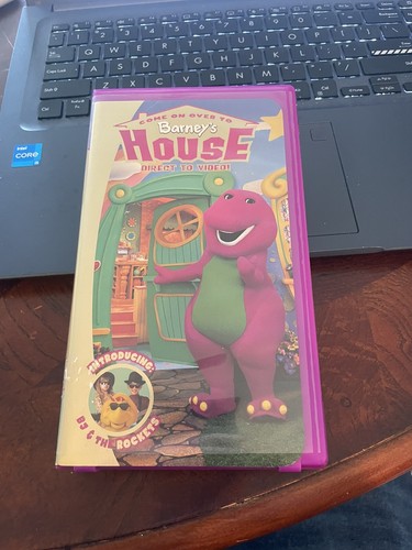 Barney Come On Over To Barneys House VHS Purple Clam Shell Case ...