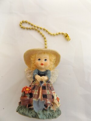 Cute Fan Pulls-Gardening Angel, Soccer Ball, Teddy Bear, Rocking Horse ...