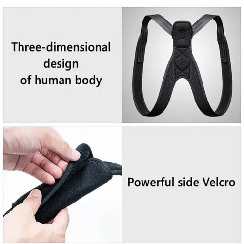 Back Posture Corrector Shoulder Straight Support Brace Belt Therapy Men ...