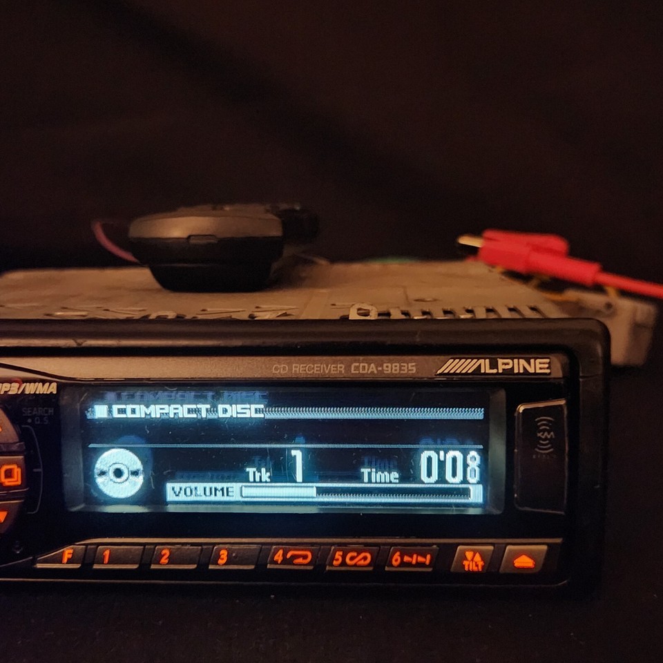 Alpine Cda-9835 CD Player Car Stereo Receiver Deck Works | eBay