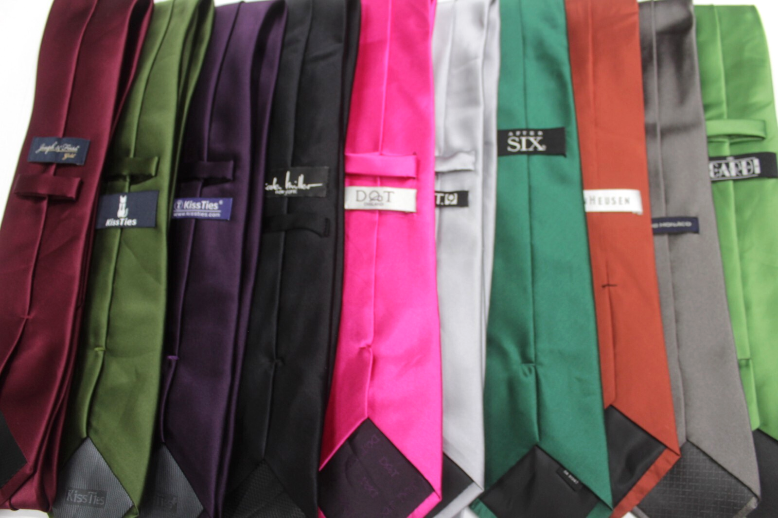 316) LOT OF 10 DIFFERNT BRANDS (MULTI COLOR) MEN'S TIE MADE IN CHINA | eBay