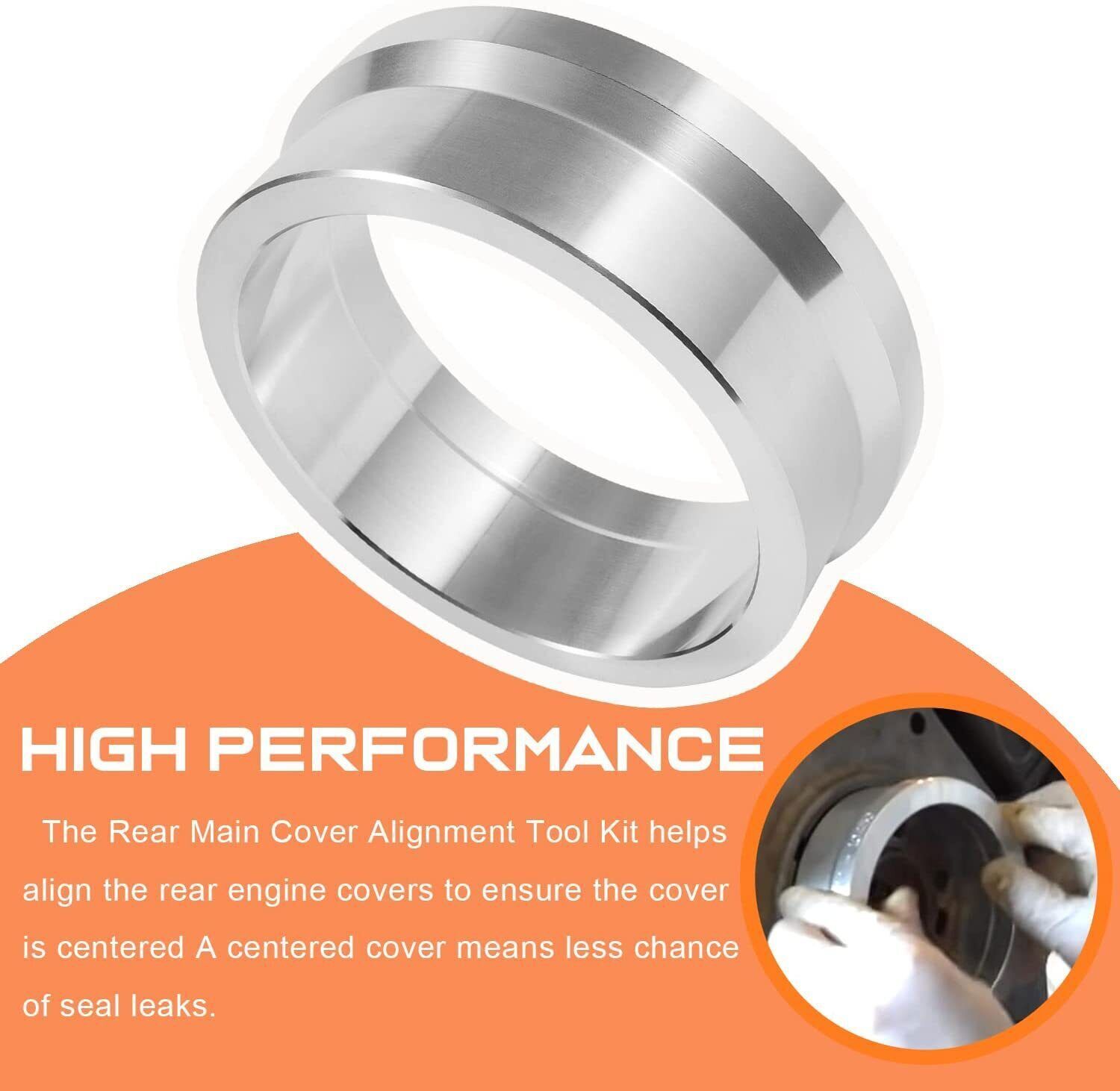 for LS Rear Main Cover Alignment Seal Install Tool GM Gen III IV 4.8 5. ...