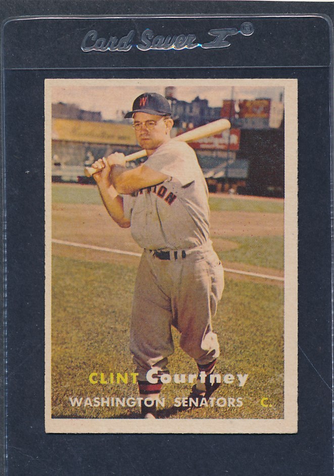 1957 Topps #051 Clint Courtney Senators EX 57T51-111215-5 | eBay