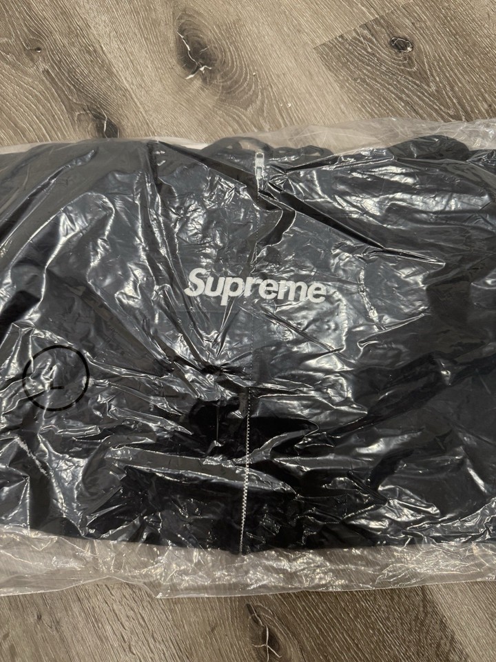 Supreme x Maison Margiela MM6 Zip-Up Box Logo Hoodie Size L IN HAND | eBay