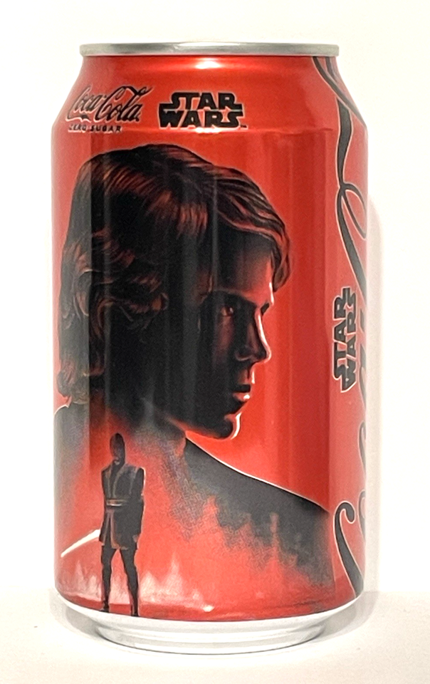 Star Wars Coca Cola Coke Zero Cans Anakin Skywalker Limited Discontinued Can | eBay