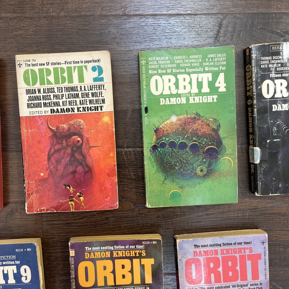 THE BEST FROM ORBIT By Damon Knight - Paperbacks Lot Of 9 Rare Books ...