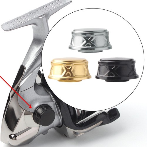 Fishing Reel Handle Screw Cap DIY Reel Rocker Part Fishing Handle Grips ...