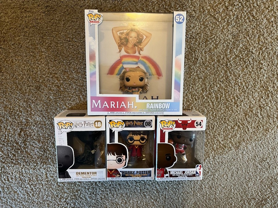 FUNKO POP! Rocks MARIAH CAREY Rainbow #52 Michael Jordan Harry Potter ...