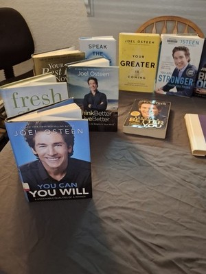 Joel Osteen And Victoria Osteen Collection. 15 Joel Osteen Books And 4 ...