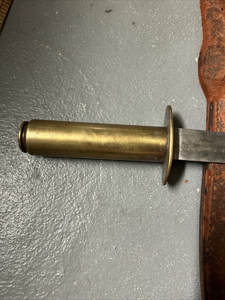 Vintage WW2 1942 20 mm Shell US Made in Theater Fighting Knife Trench ...