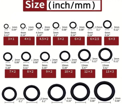 Joint toriques joint étanchéité Culasse Plomberie Tuyau Jardin taille ...