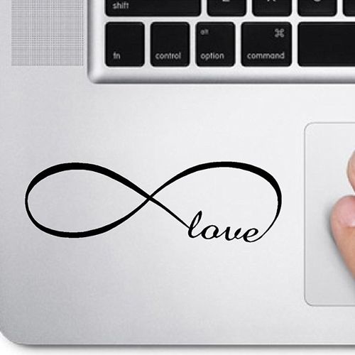 Infinity Love for Trackpad Keypad Ipad Macbook Car Window Decal Sticker ...