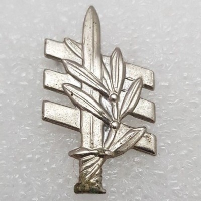 ISRAEL ARMY PIN IDF SOLDIER PIN OFFICER VTG WHITE METAL | eBay