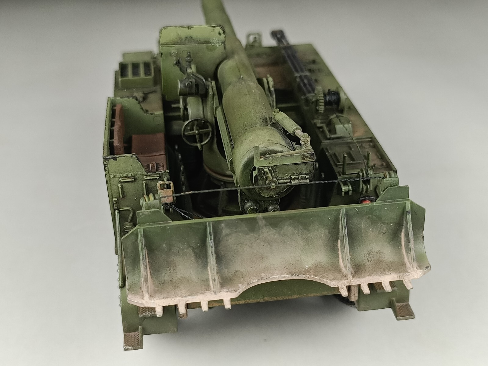 1/35 Built WWII U.S M12 155mm Gun Motor Carriage Howitzer Model | eBay
