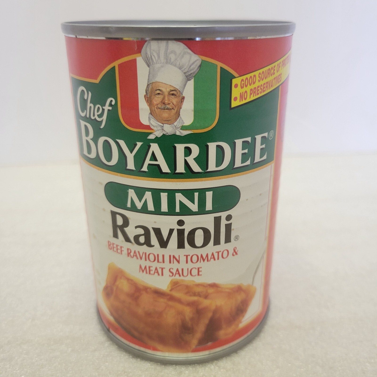 Vintage Chef Boyardee Metal Mini Beef Ravioli Coin Food Can Bank | eBay