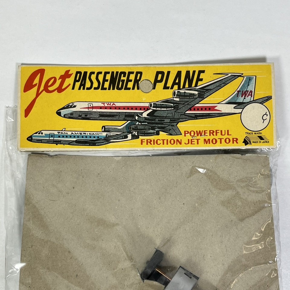 NEW 1960s Ichimura PAN AM Airlines Tin Friction Jet Motor Boeing 727 ...