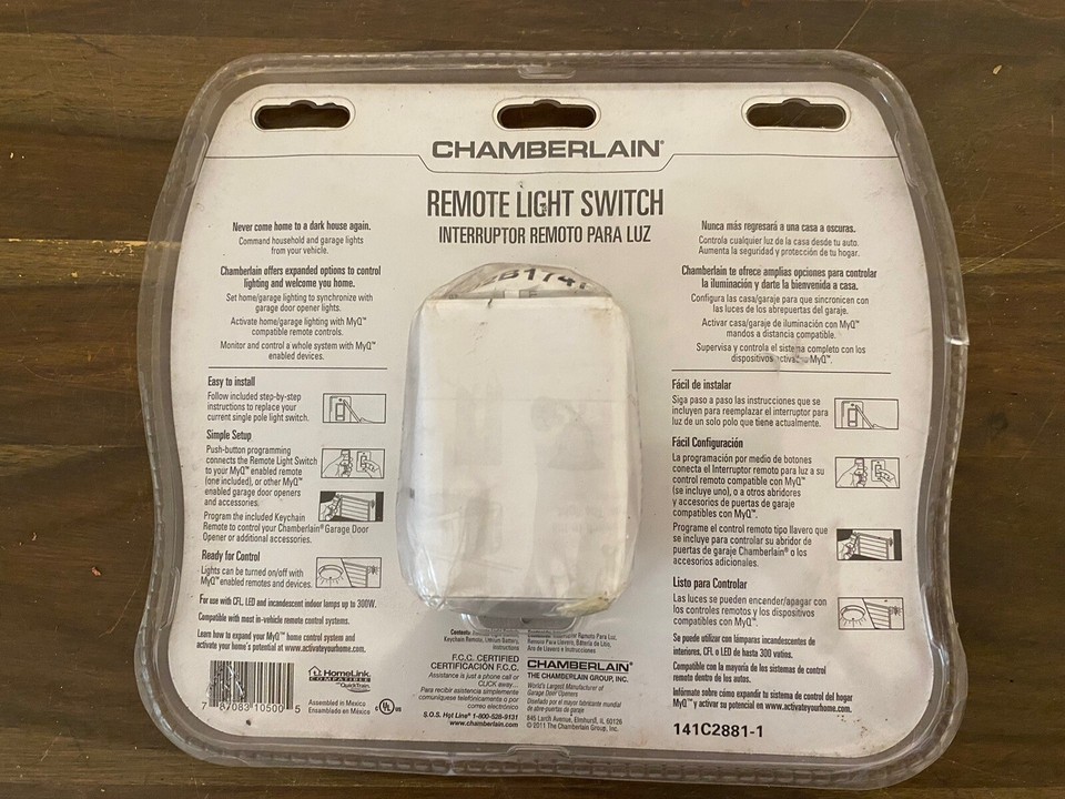 WSLCEV Chamberlain Remote Light Switch New In Box | eBay
