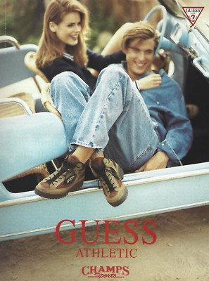 Guess Athletic Clothing Print Ad with Man Woman, Guess Clothing ...