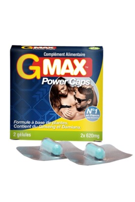 G-Max Power Caps Homme (2 gélules) | eBay