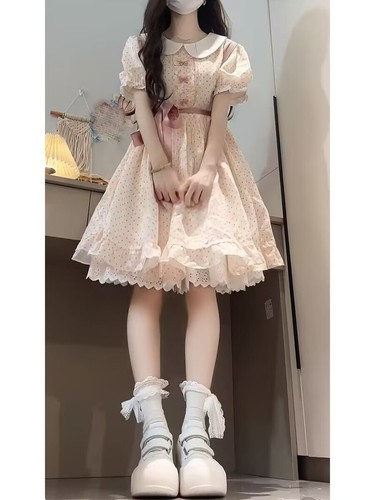 Japanese Princess Cute Girls A-Line Dress Doll Collar School Lolita ...