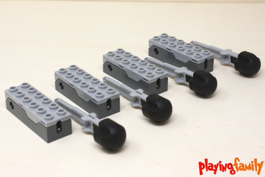 LEGO STAR WARS, 4 Large Spring Shooter mit 4 Pfeilen, LEGO®-Teile aus ...