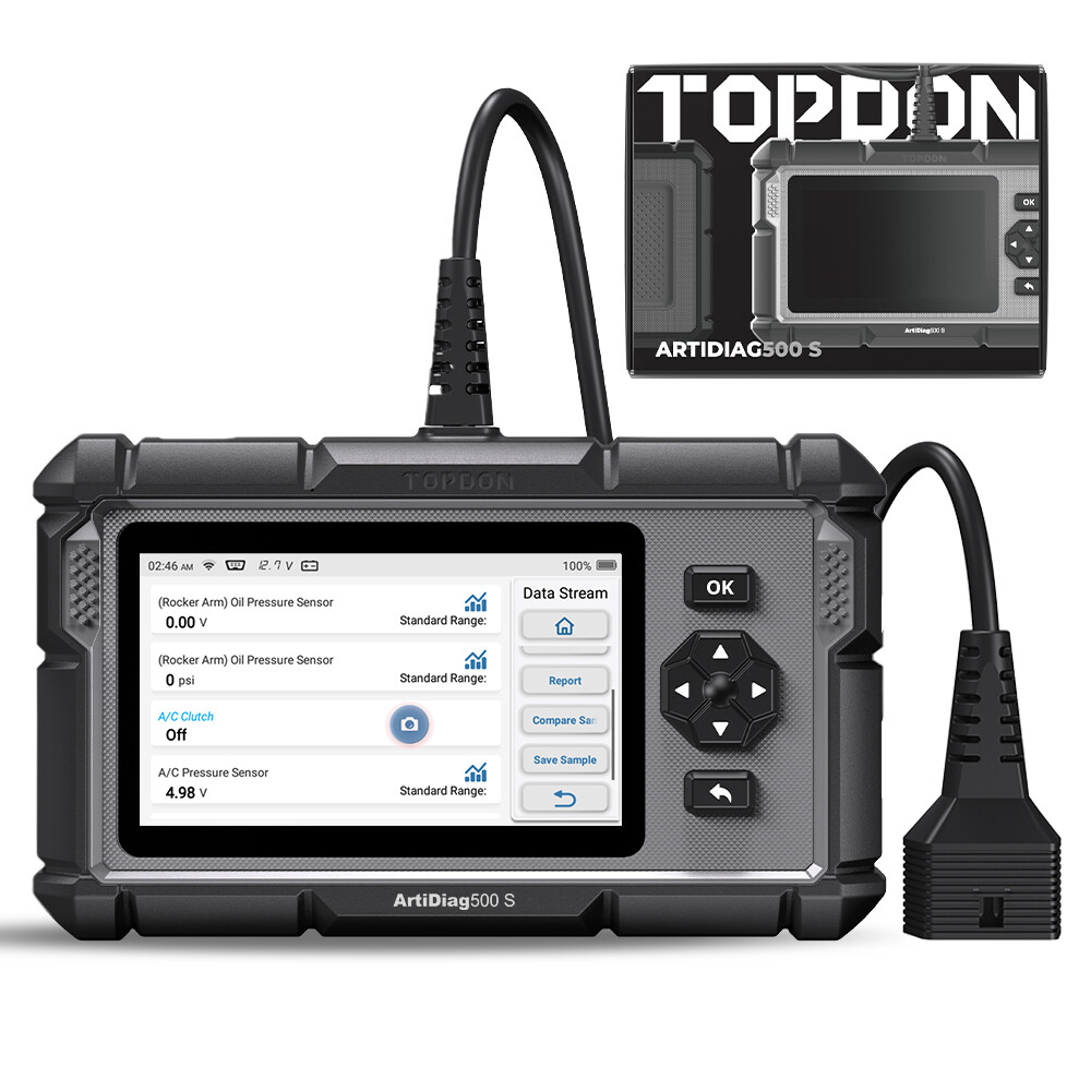 TOPDON AD500S Car OBD2 Scanner Code Reader Diagnostic Tool Check Engine ...