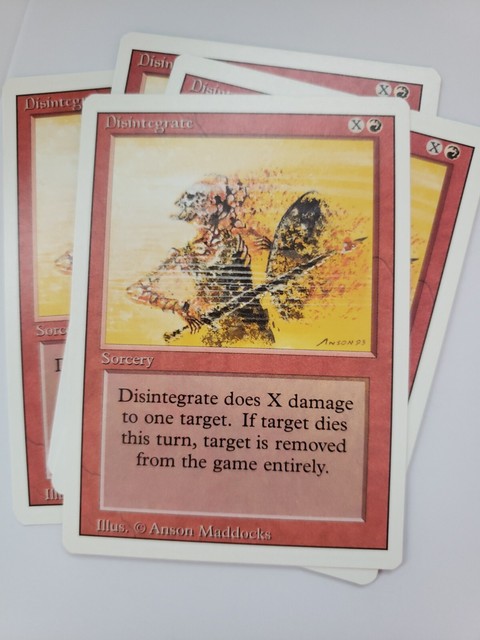 MTG Disintegrate Revised Edition Regular Common for sale online | eBay