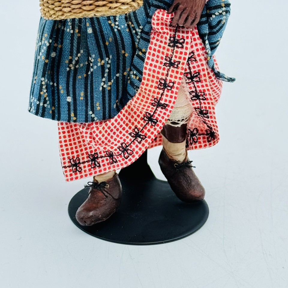 Artisan MARCIA BACKSTROM '95 Gardener Doll Dollhouse Miniature 1:12 ...