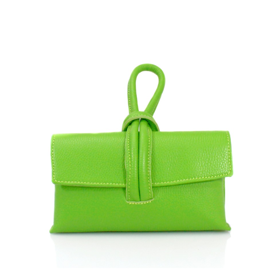 Leather Clutch Handbag Women Loop Lock Flap Crossbody Strap Shoulder ...