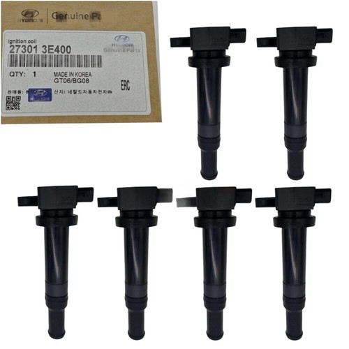 6x Ignition Coil 27301-3E400 for Hyundai Santa Fe Kia Rondo Optima 2007 ...
