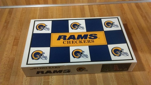 Rams Checkers,1993,vs 49ers,box,complete,NFL,vg! | eBay