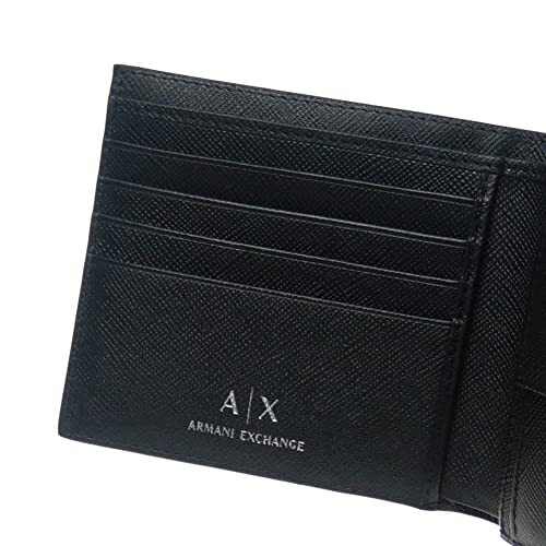 Armani Exchange LEATHER BIFOLD WALLET 958098 CC843 00020 Black | eBay