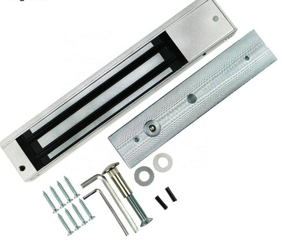 Door Access Control System, 2 Electric Magnetic Lock 600lb, 4 Remote ...