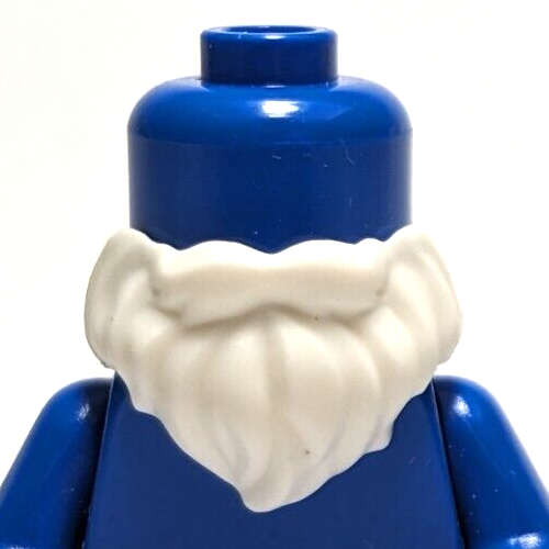 Lego - Minifigure Hair - Short White Beard | eBay