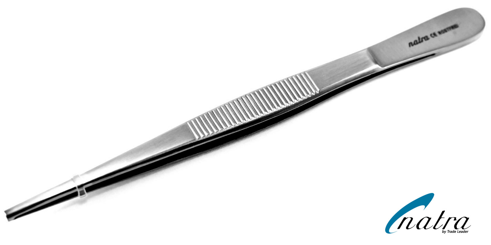 2x Fabric Tweezer 15 CM 1x2 Teeth Surgical Anatomical Surgical Forceps ...