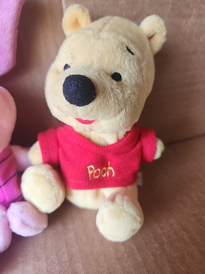 Vintage Mattel Walt Disney WINNIE THE POOH, PIGLET, TIGGER 5-7" BEAN ...