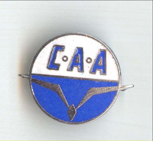 CAA Central African Airlways SQUIRE England Badge 1966 | eBay