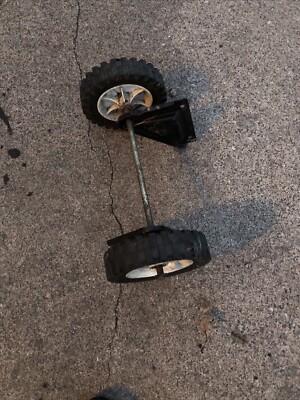 Toro Powerlite Snow Thrower OEM WHEELS AXLE & BRACKET - Used | eBay