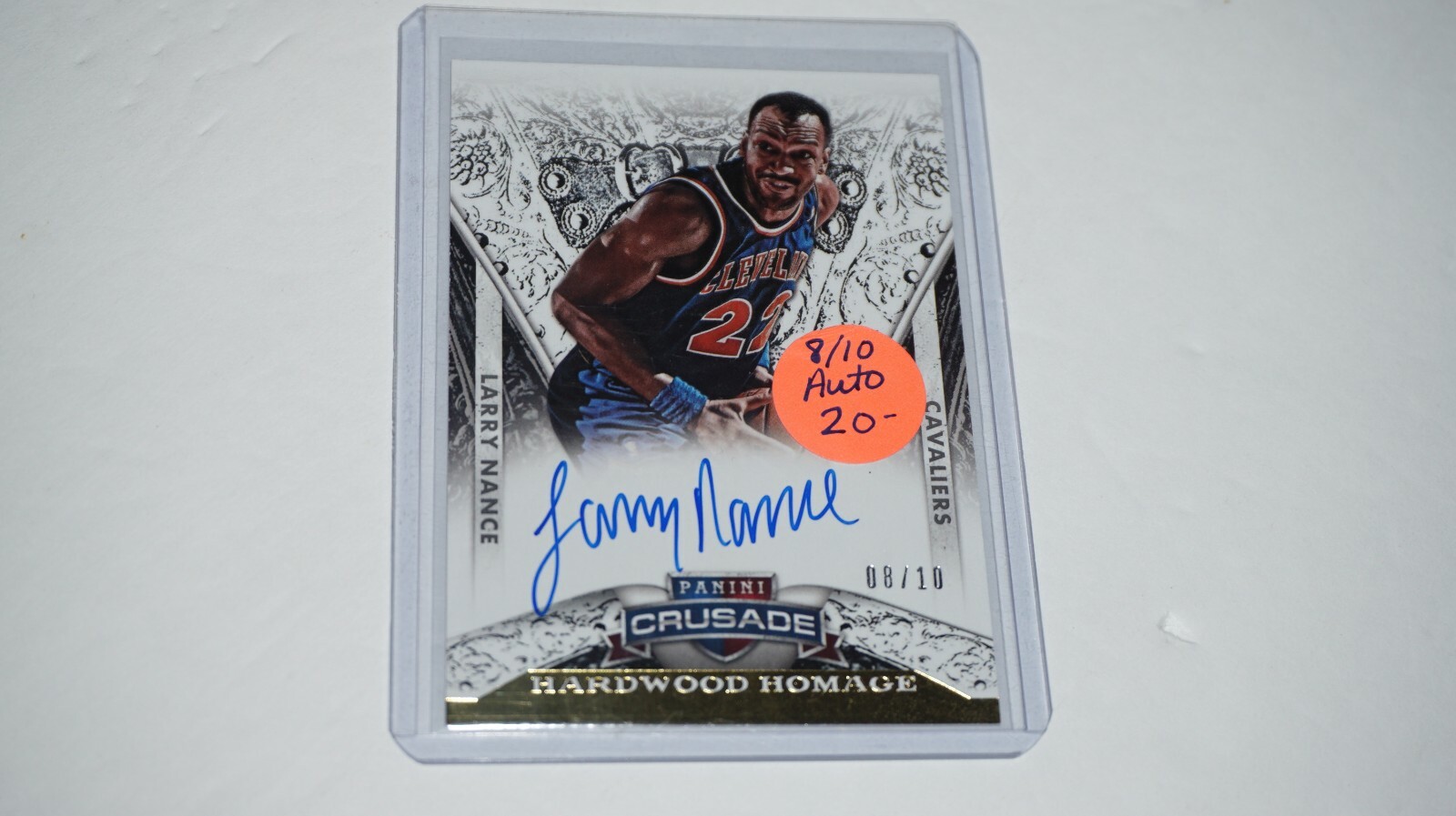 2013-14 Panini Crusade LARRY NANCE Hardwood Homage Signed AUTO 08/10 ...