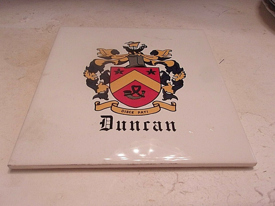 Duncan Trivet with Crest Symbol 6 x 6 | eBay