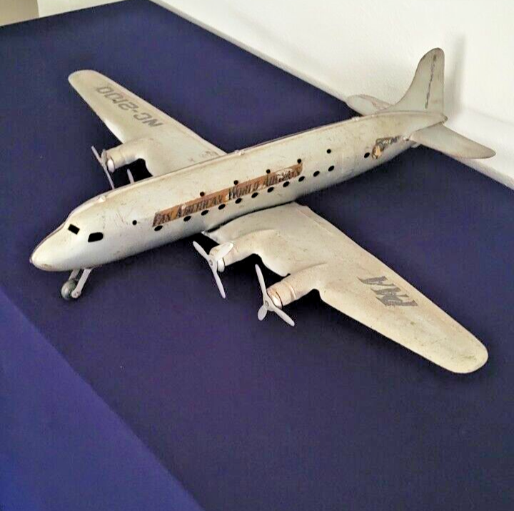 VTG 1949-50 MARX PRESSED STEEL PAN AMERICAN AIRLINES NC2100 Flagship ...